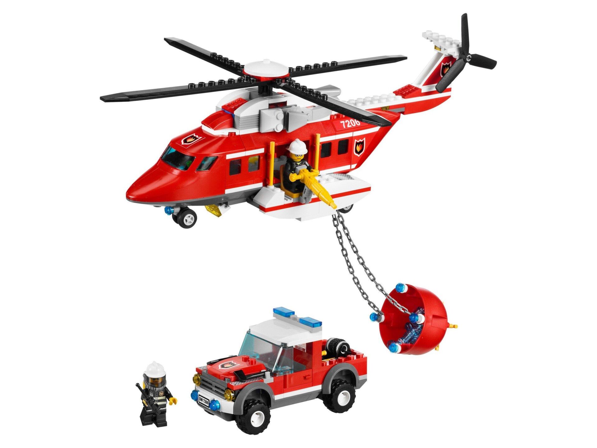 LEGO® Fire Helicopter - MyBricks.net